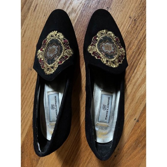 Maggie Lawrence | Shoes | Vintage Maggie Lawrence Black Suede Block ...
